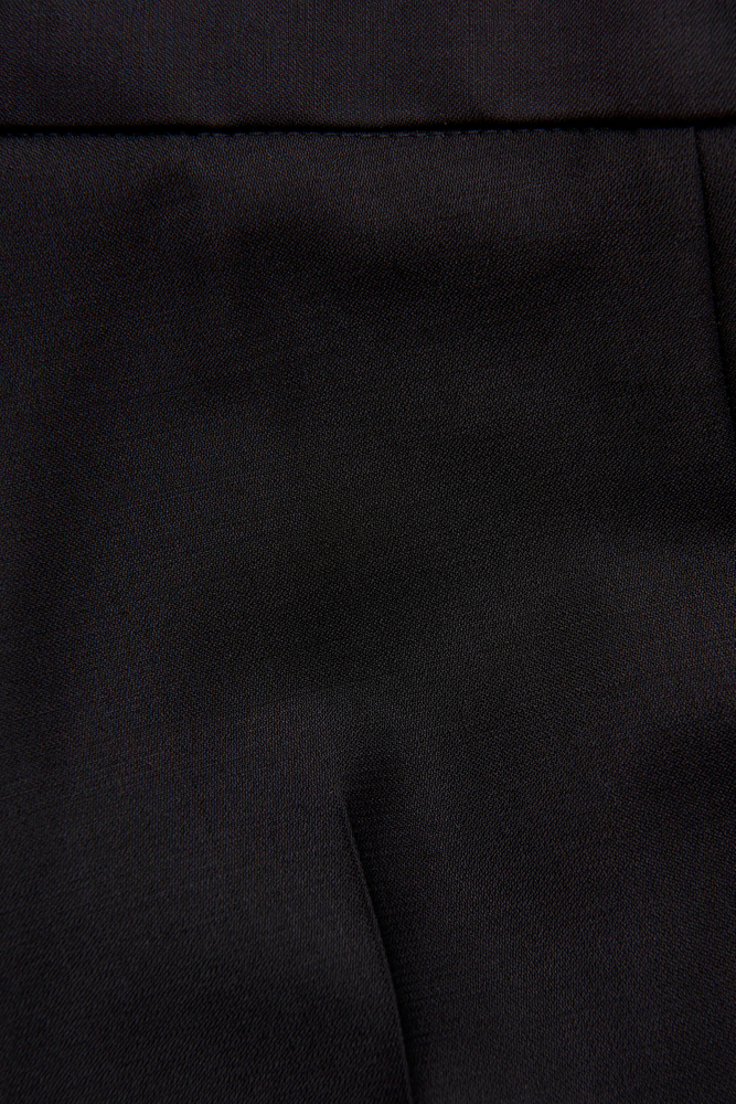 Regular Fit Tuxedo Microstructure Trousers - Black | Oscar Jacobson