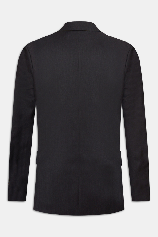 Generous Fit Microstructure Kavaj - Grå | Oscar Jacobson