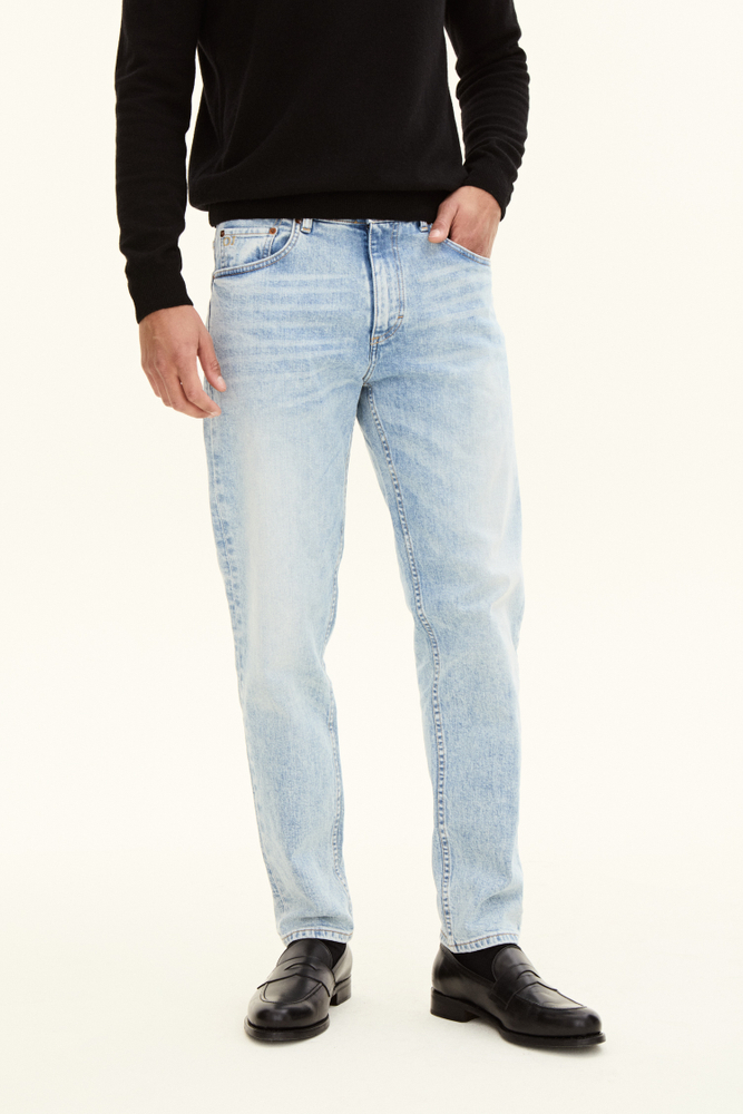 Regular Fit Denim Trousers - Blue | Oscar Jacobson