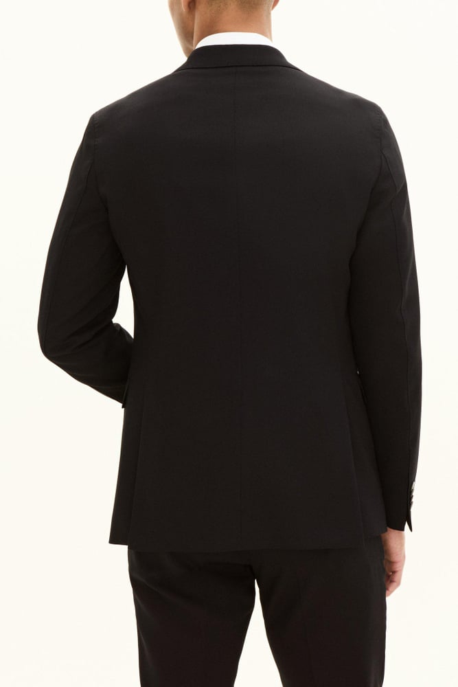 Slim Fit Tropical Wool Kostym - Svart | Oscar Jacobson