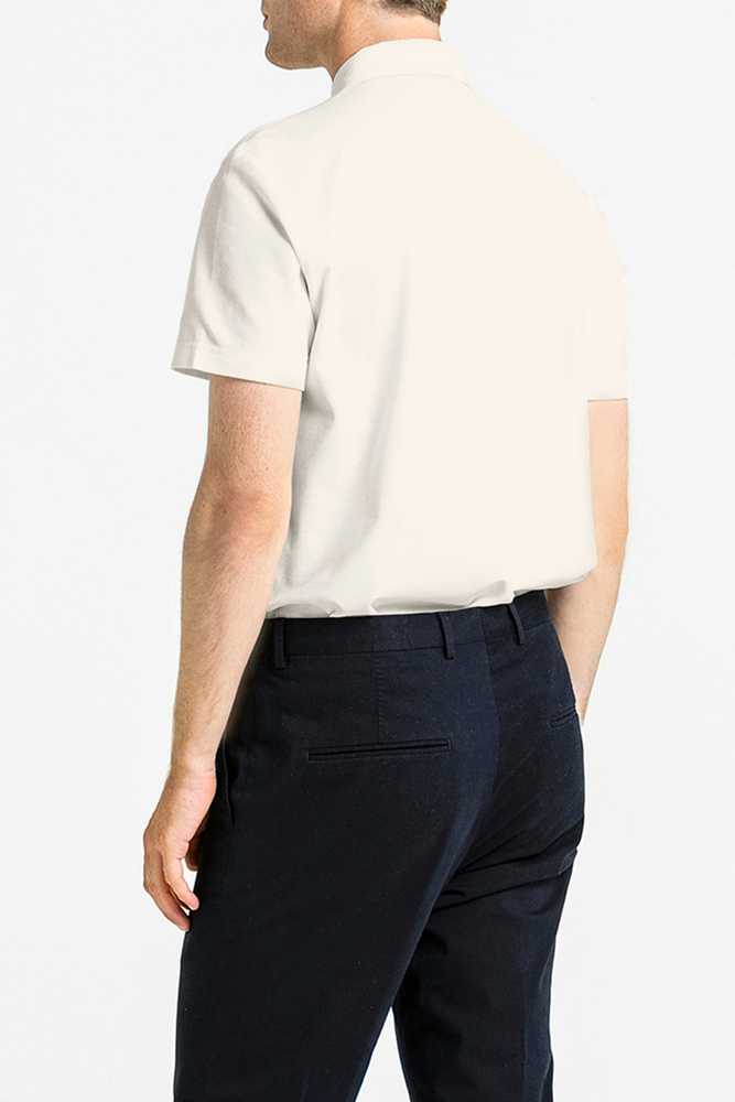 Regular Fit Piké - Vit | Oscar Jacobson