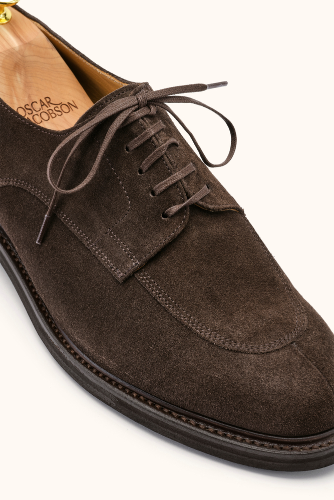 Split Toe Derby Shoes - Brown | Oscar Jacobson