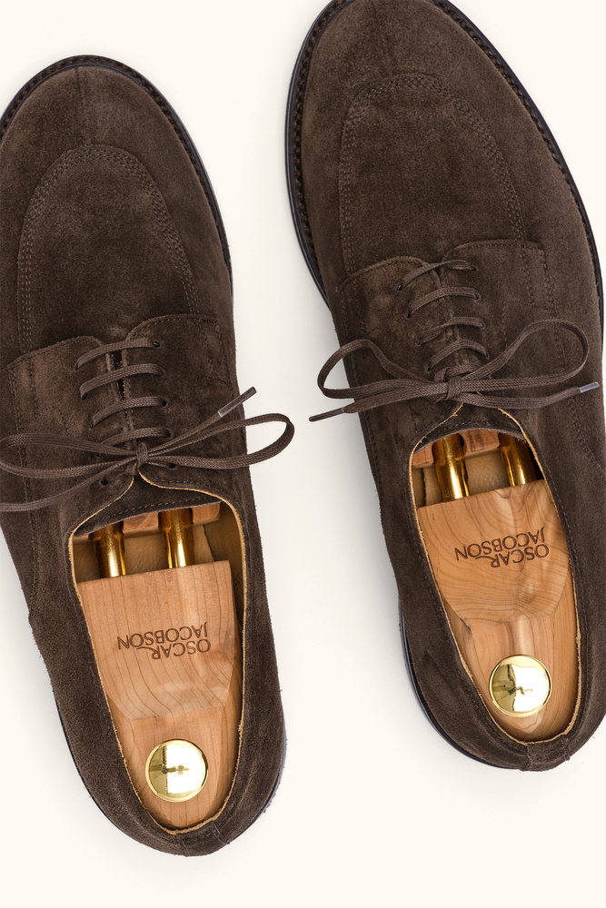 Split Toe Derby Shoes - Brown | Oscar Jacobson