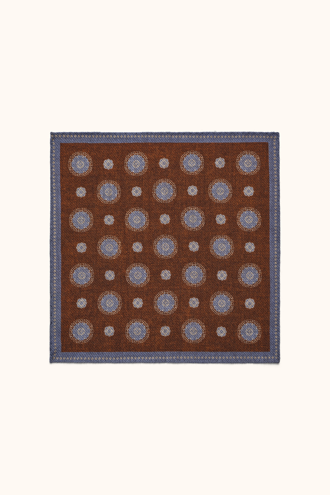 Patterned Handkerchief - Red | Oscar Jacobson